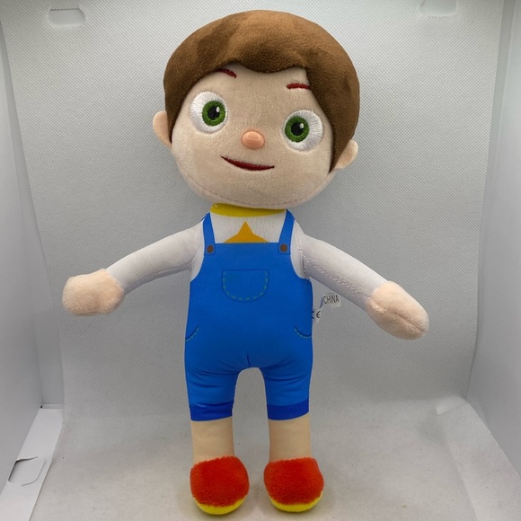 Toys | Cocomelon Plush Stuffed Toy Boy Blue Overalls Brown Hair Red ...